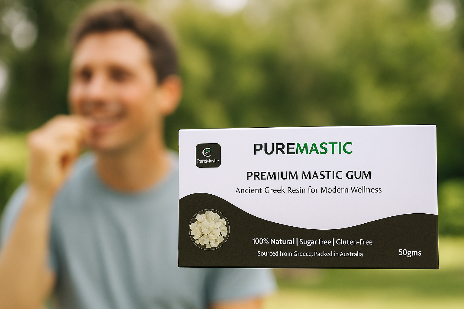 Natural Chewing Gum for Oral muscle workout & Digestive Wellness – PureMastic